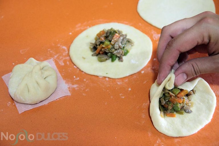 Baozis chinos veganos [Pan chino relleno al vapor] | No solo dulces